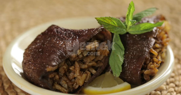 Zeytinyağlı Kuru Patlıcan Dolması Tarifi, Nasıl Yapılır? (Resimli ...