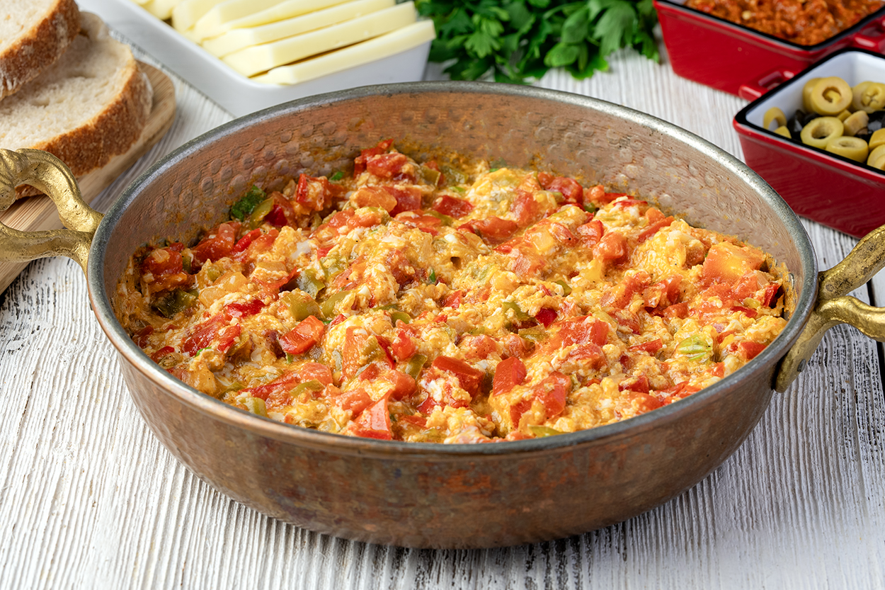 The Traditional Turkish Breakfast Menemen BULB The Traditional Turkish Breakfast Menemen BULB